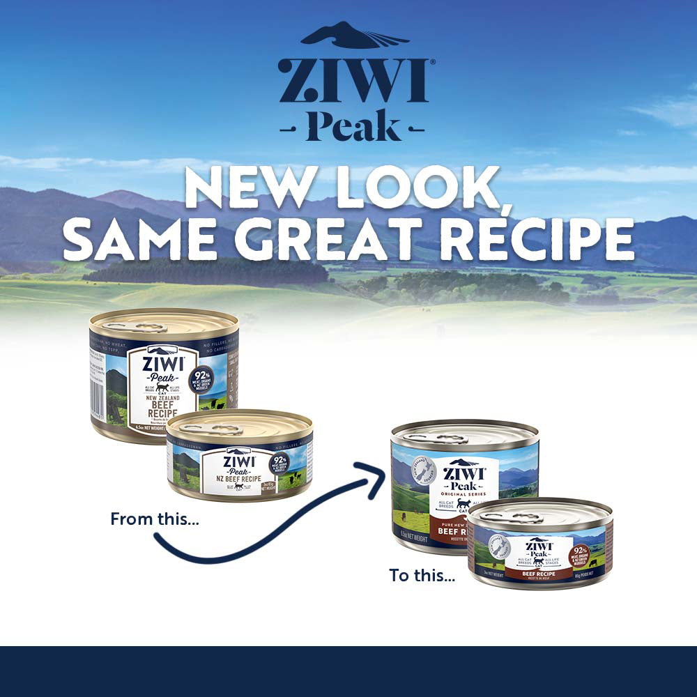 Ziwi Peak Beef Adult Cat Canned Wet 185g | Pet Food Leaders