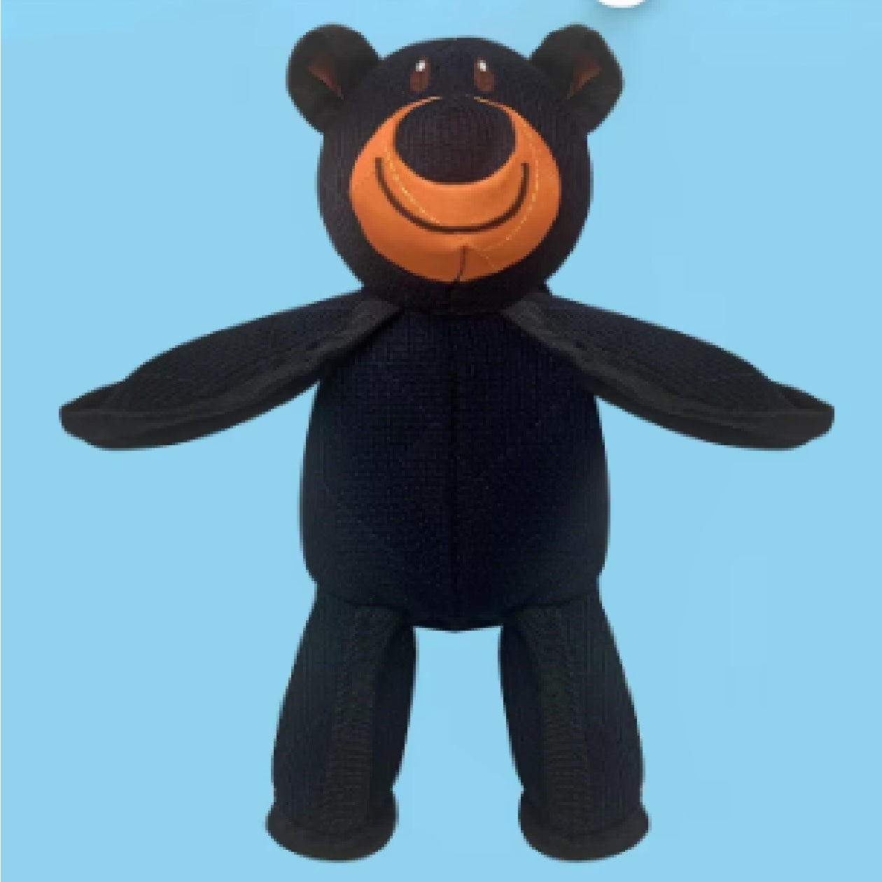 Indestructible Bear Interactive Squeak Dog Toy Teeth Cleaning Chew ...