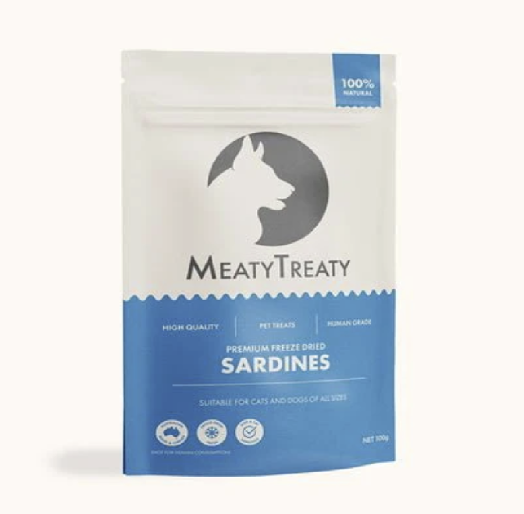 Meaty Treaty Whole Sardine Freeze Dried Treats for Dogs & Cats | Pet ...