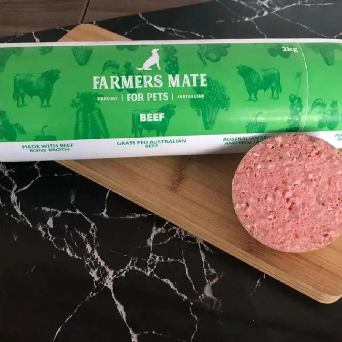 Farmers Mate For Pets Beef Roll | Pet Food Leaders